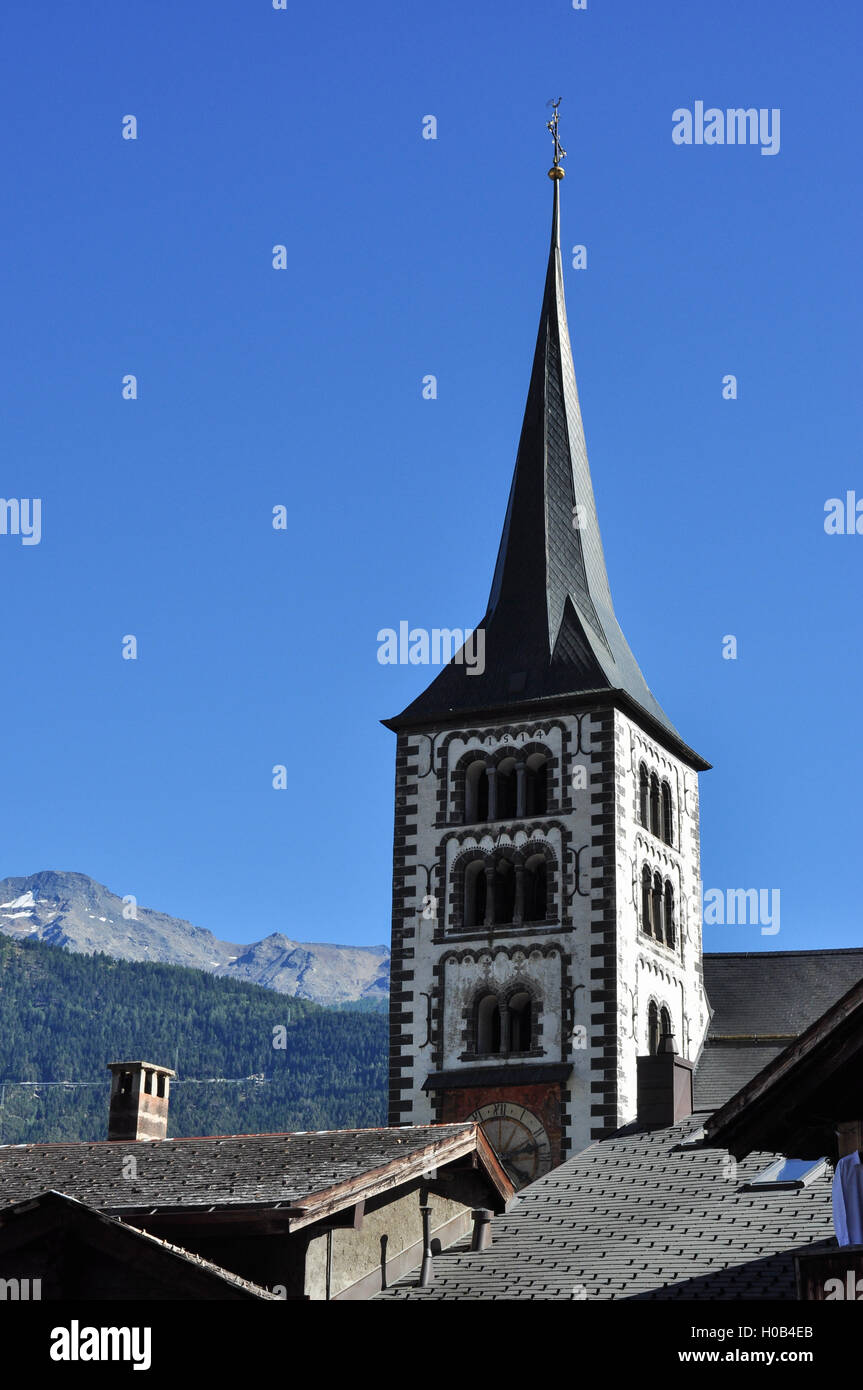 St Mauritius (St Maurice) Church, Naters (near Brig), Valais ...