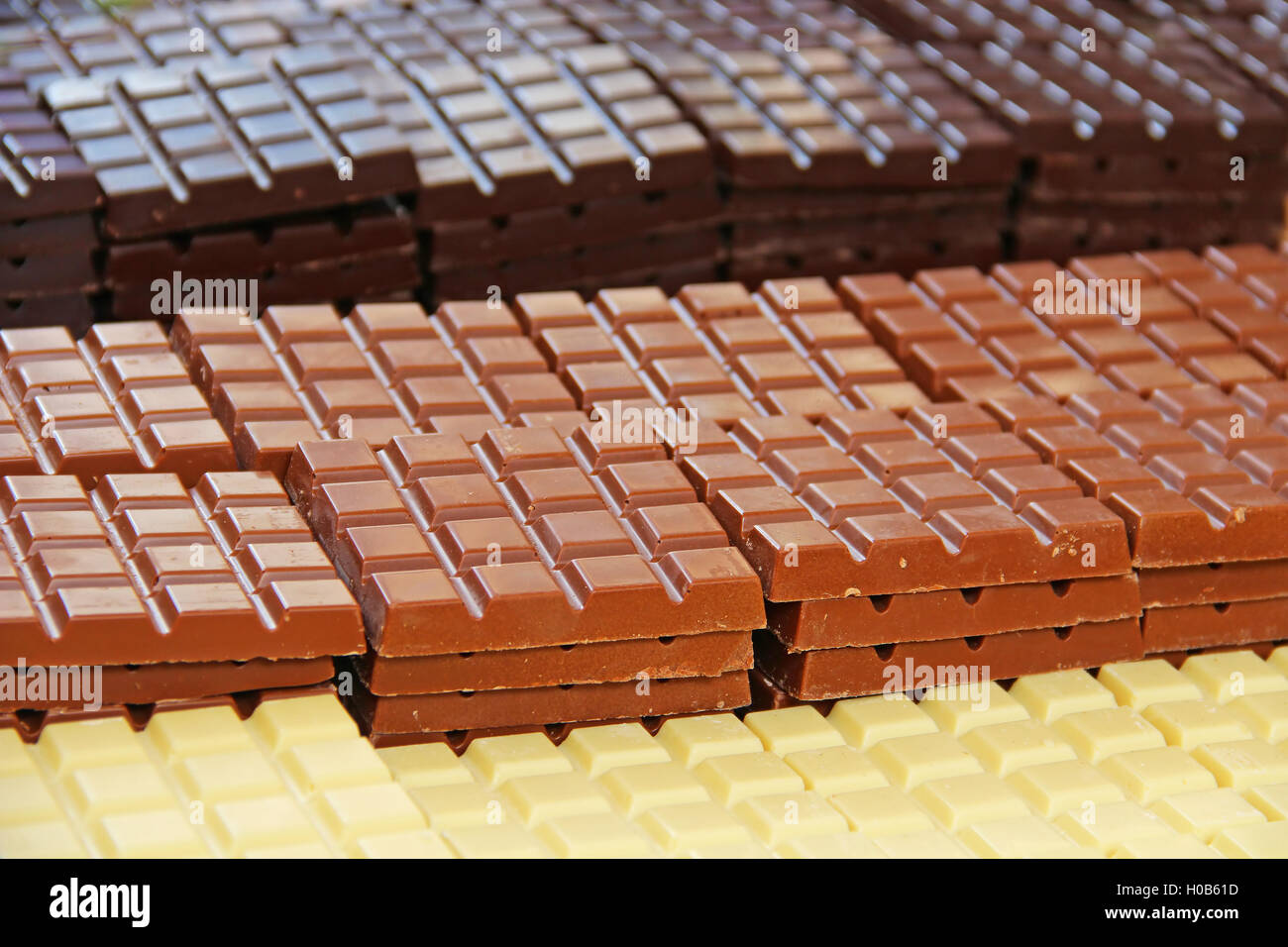 Chocolate bars assortment hi-res stock photography and images - Alamy
