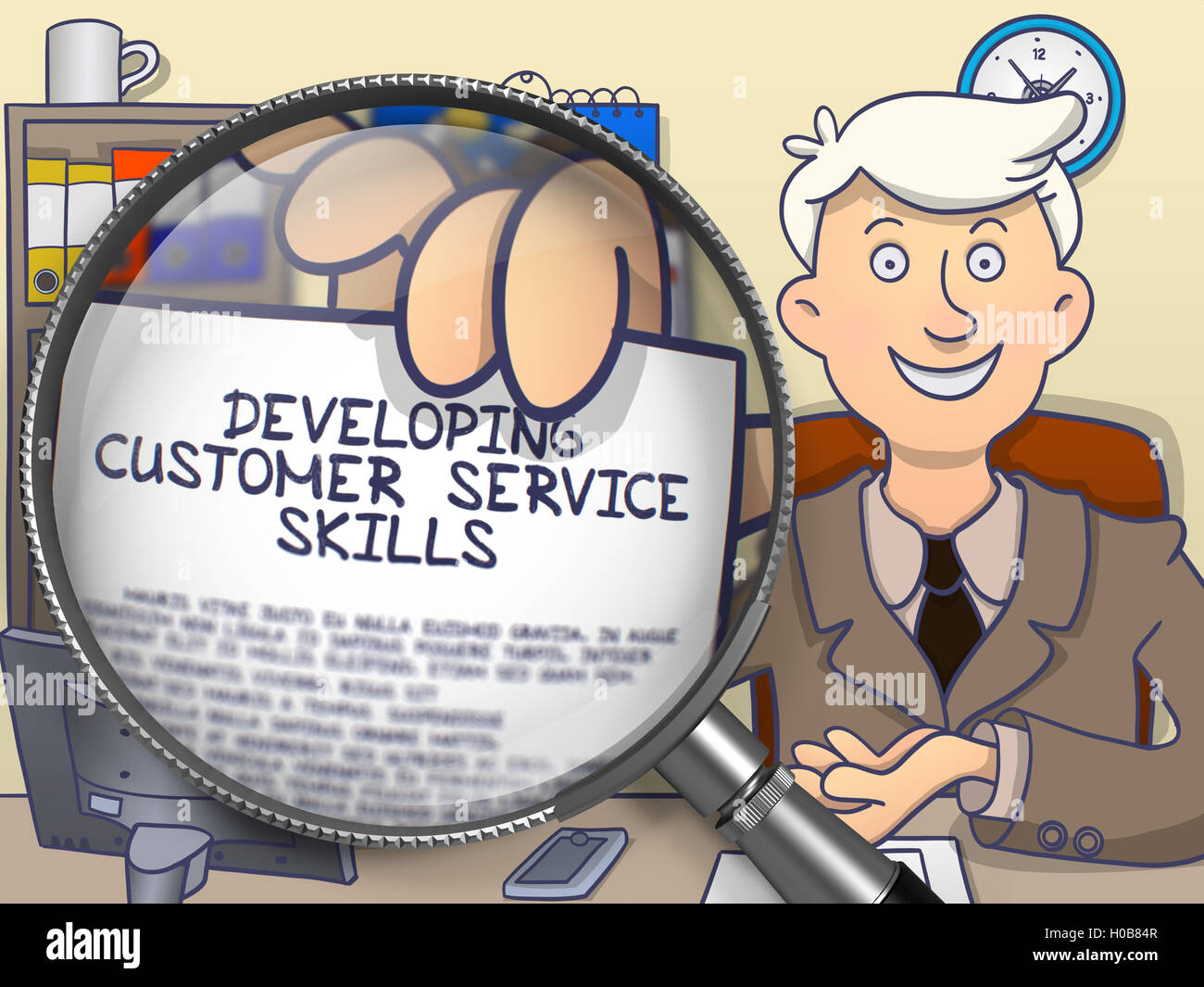 Developing skills illustration hi-res stock photography and images - Alamy