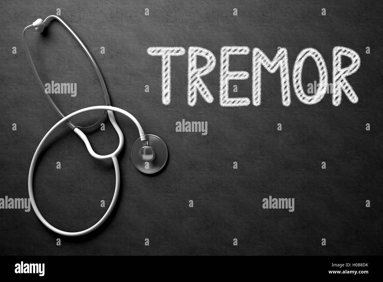 Tremor Handwritten on Chalkboard. 3D Illustration Stock Photo - Alamy Tremor Handwritten on Chalkboard. 3D Illustration Stock Photo - Alamy