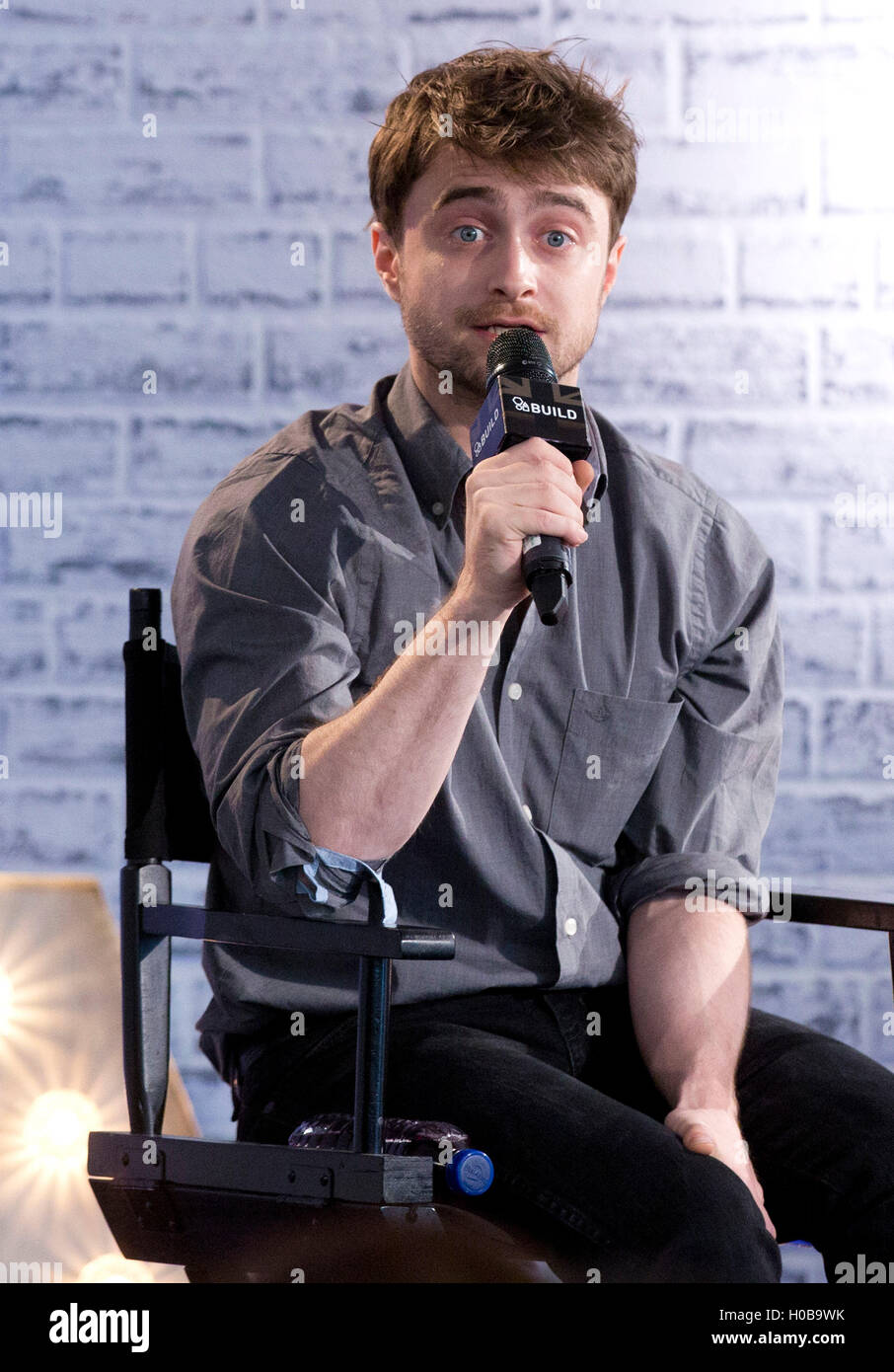 Actor Daniel Radcliffe participates in the BUILD Series event to ...
