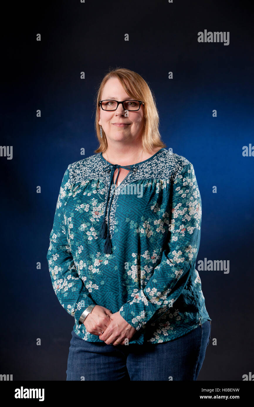 Teri Terry, author of YA futuristic thrillers, at the Edinburgh ...