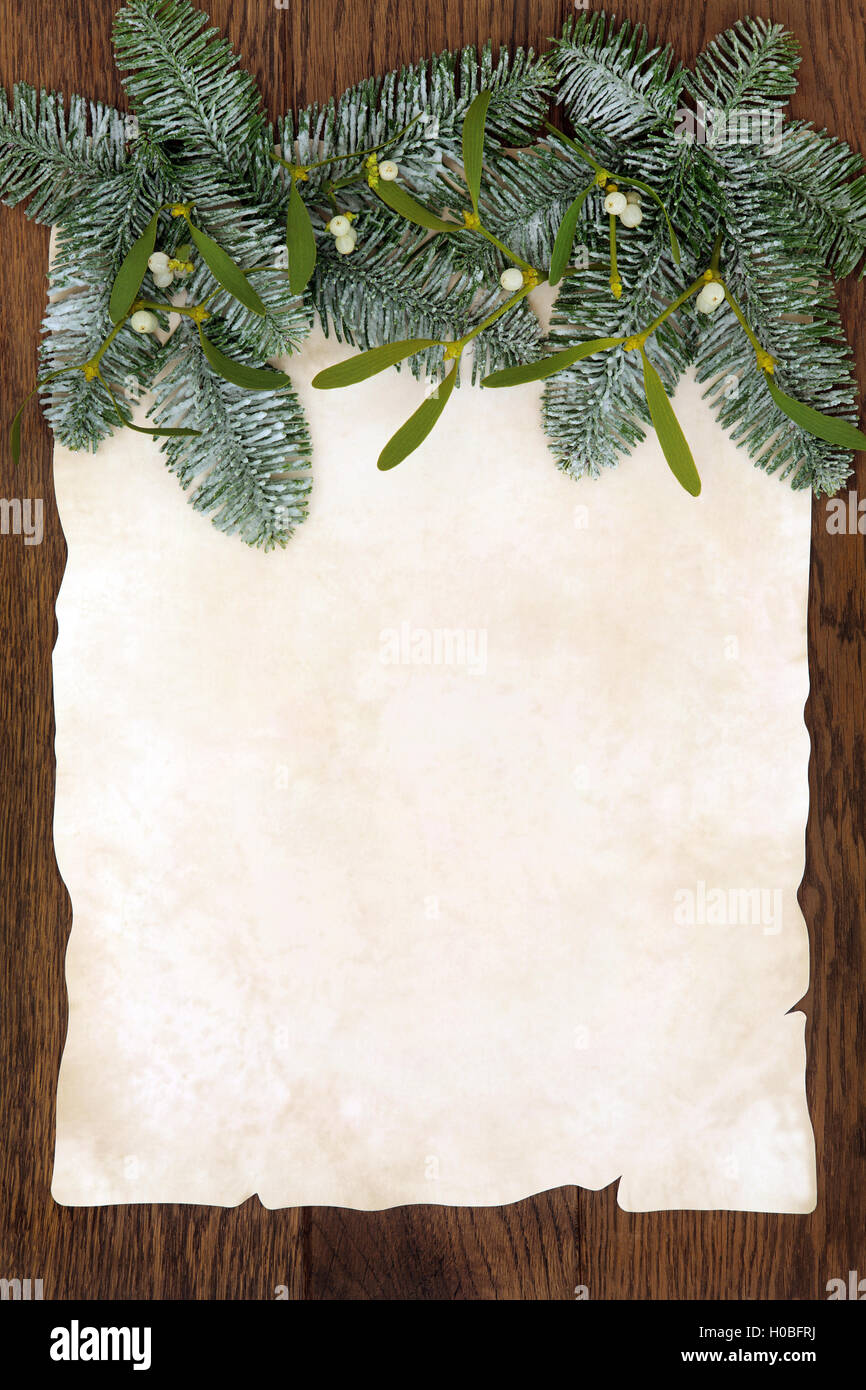 Mistletoe border hi-res stock photography and images - Alamy