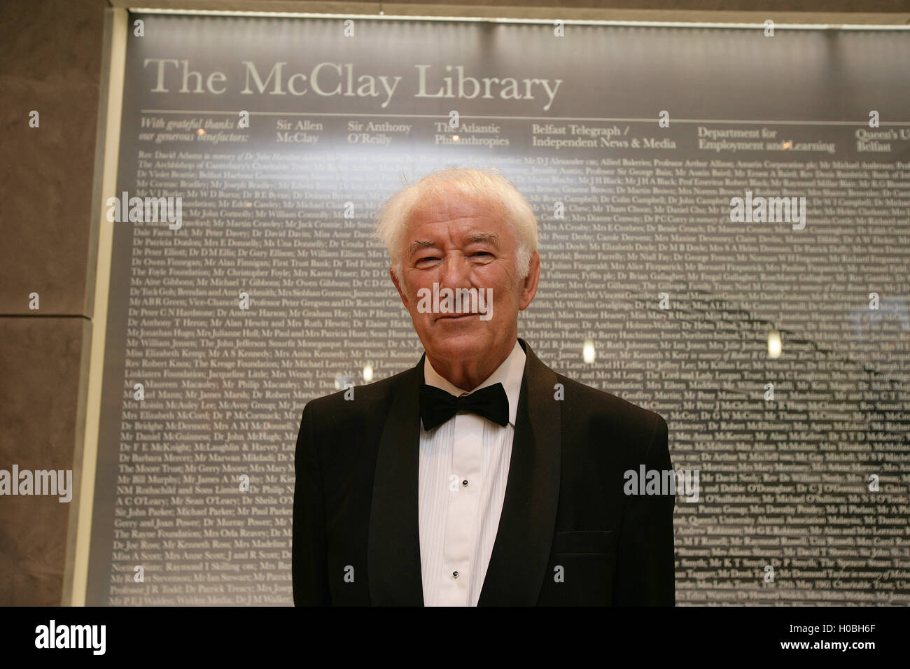 Seamus Heaney at the opening of the McClay Library, July 6th, 2010 ...