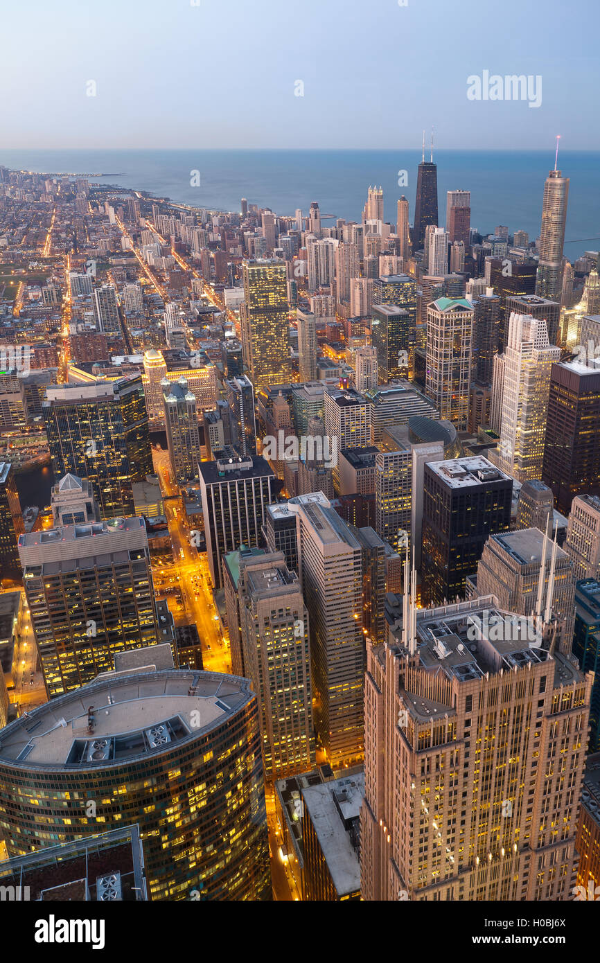 Chicago Aerial View Stock Photos & Chicago Aerial View Stock Images - Alamy