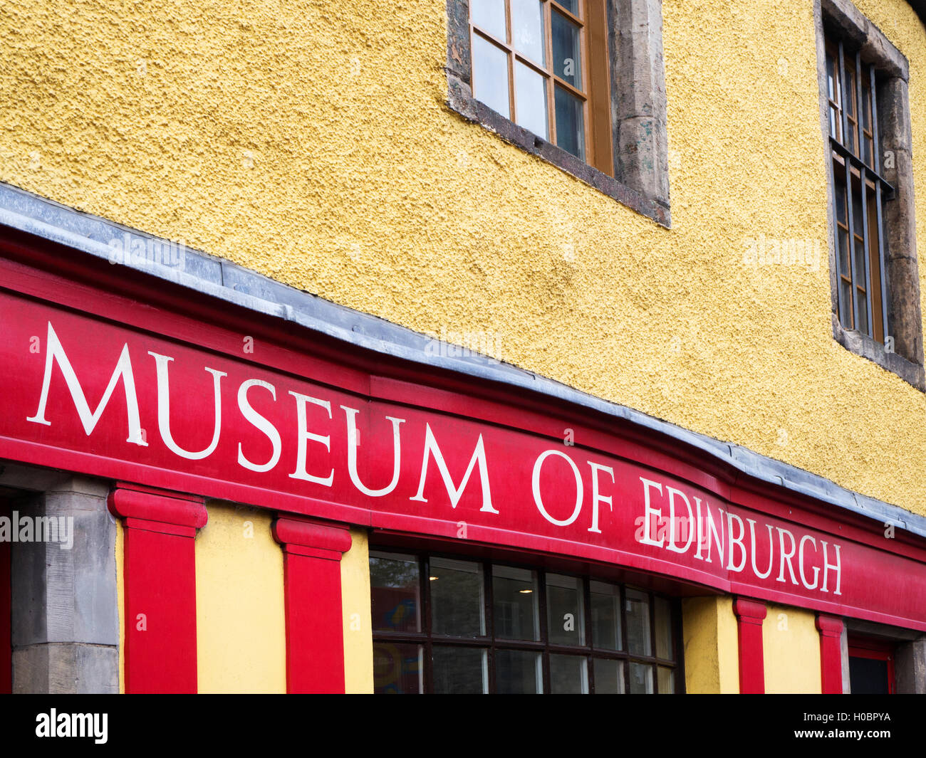 The Museum of Edinburgh on The Royal Mile Edinburgh Scotland Stock ...