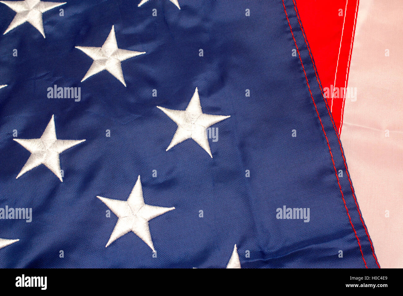 US flag, elements, close up view Stock Photo - Alamy