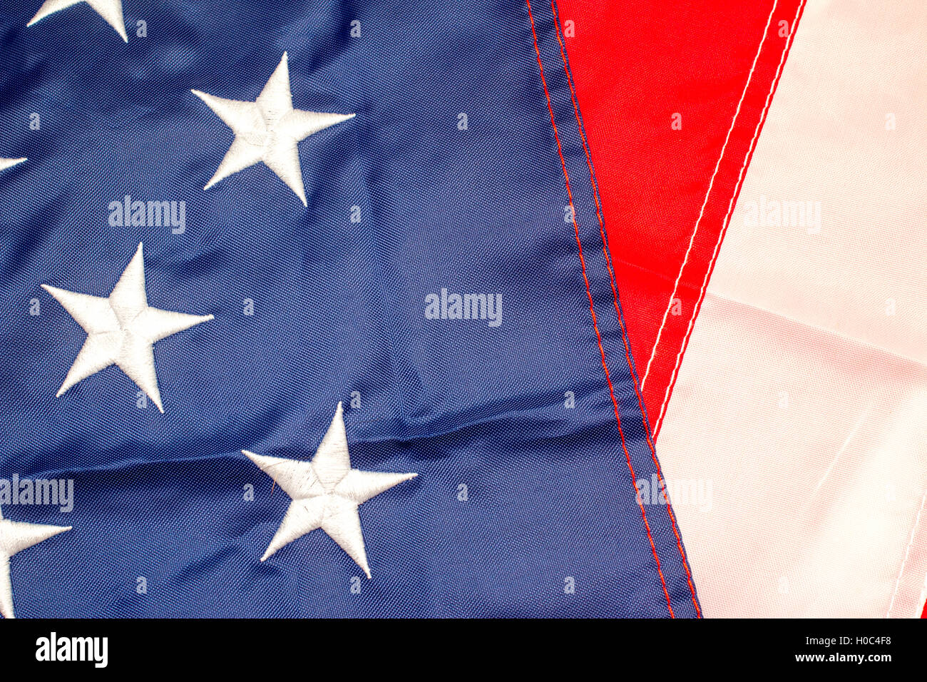 US flag, elements, close up view Stock Photo - Alamy