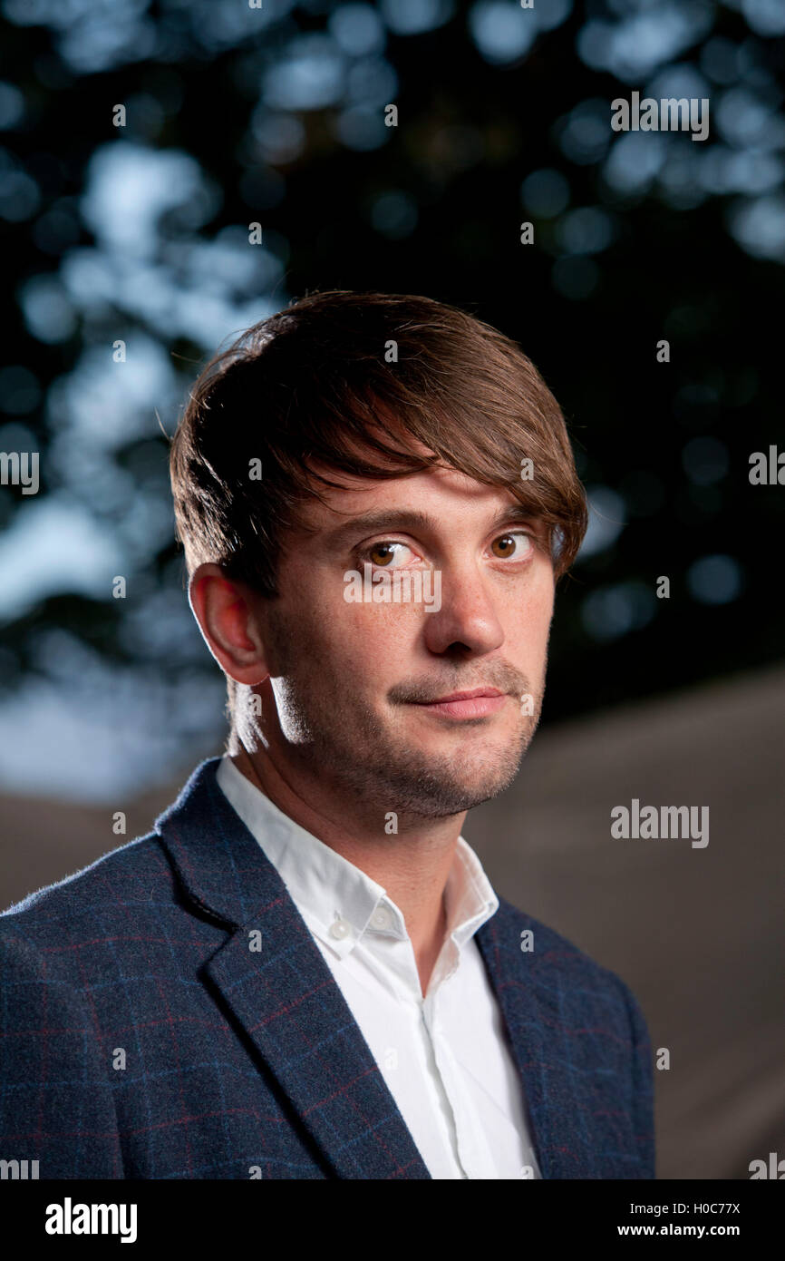 Simon Parkin, the British writer and journalist, at the Edinburgh ...