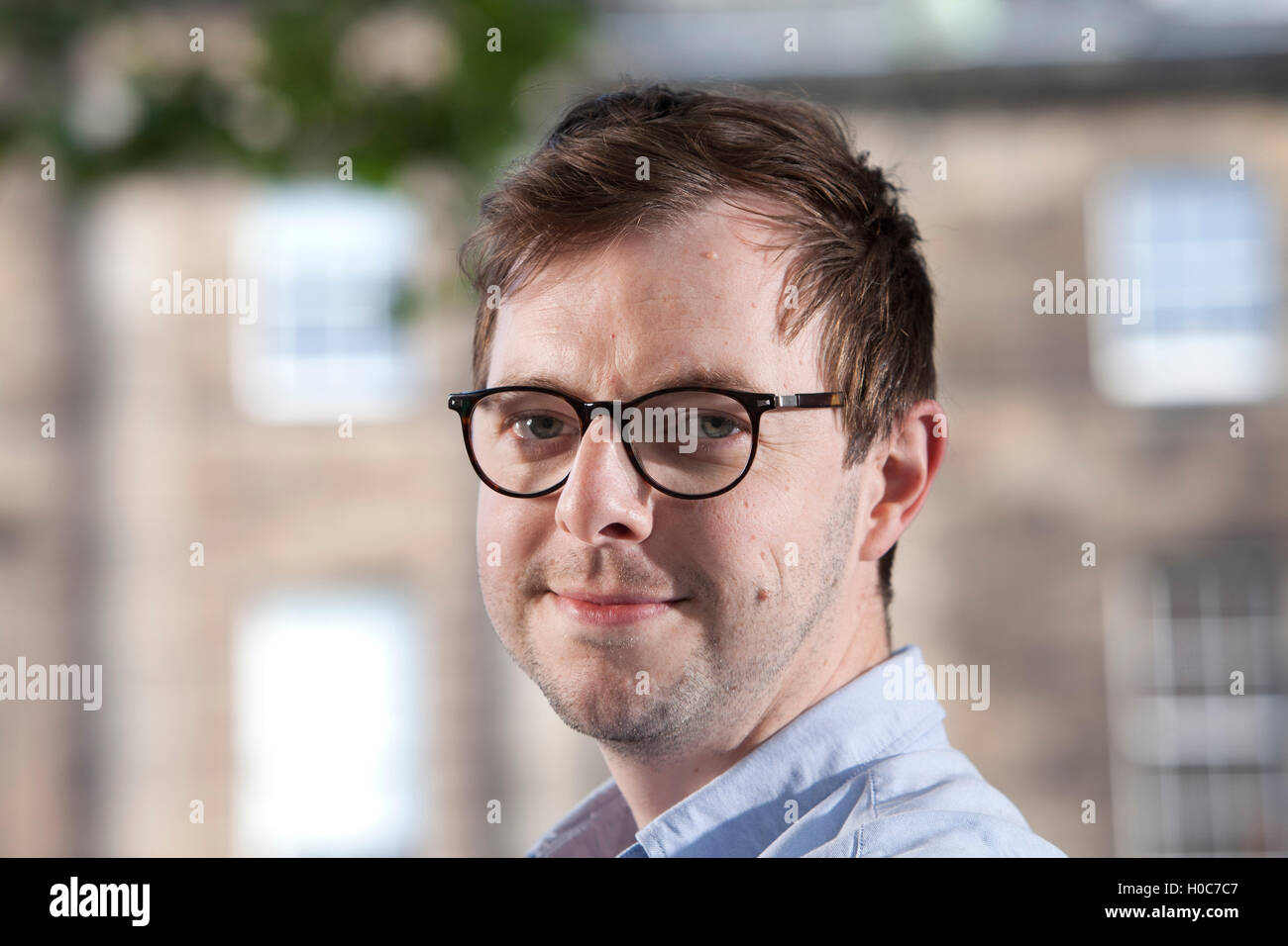 David Sanger, the British novelist, at the Edinburgh International Book ...