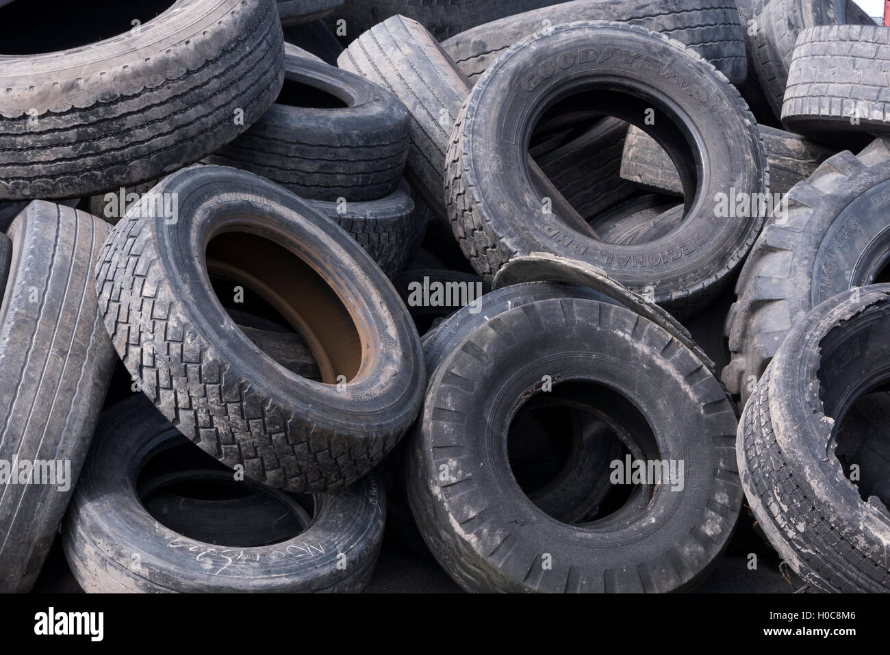 Used tyres collection hi-res stock photography and images - Alamy