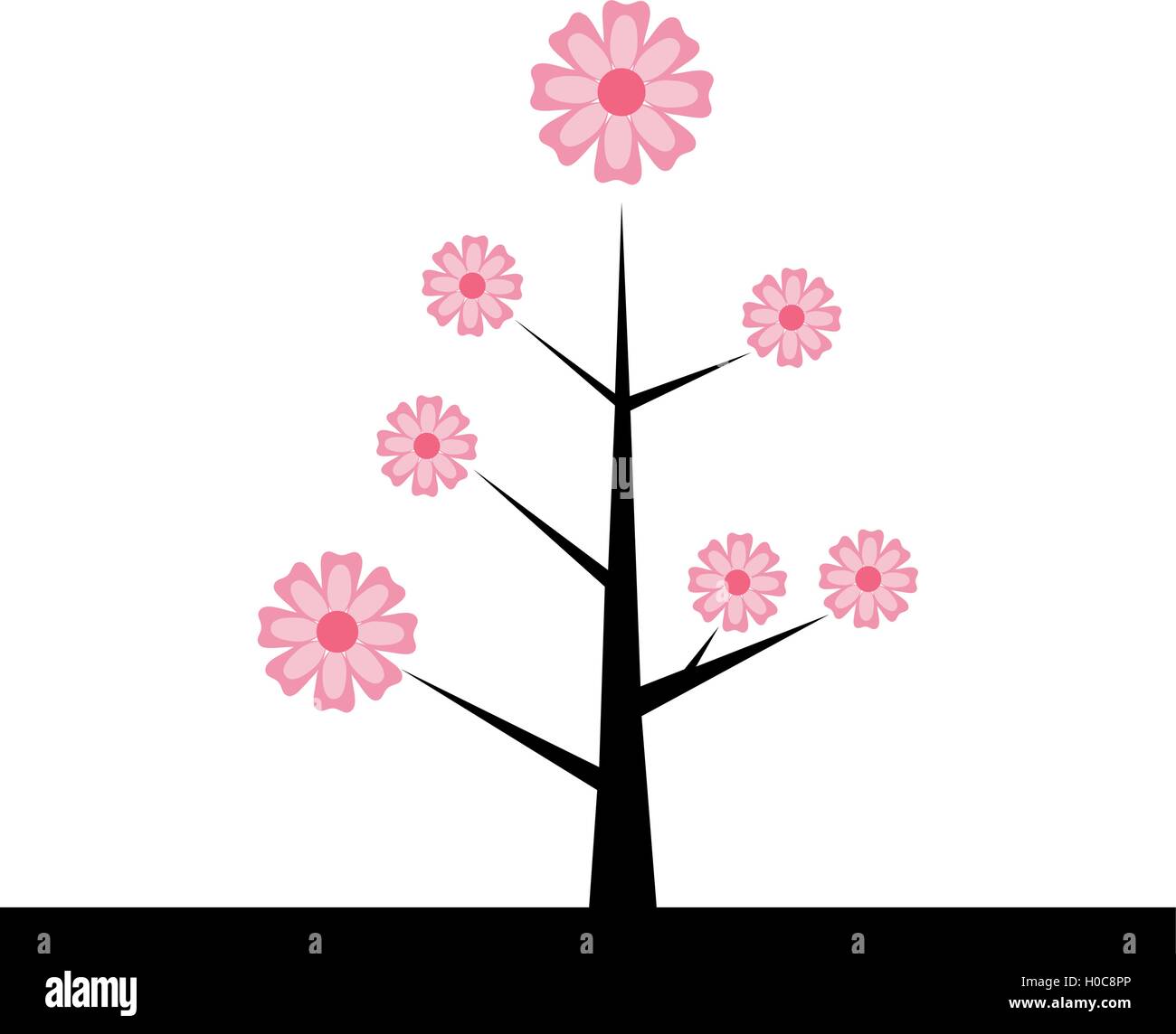 Cute Abstract tree Stock Vector Image & Art - Alamy