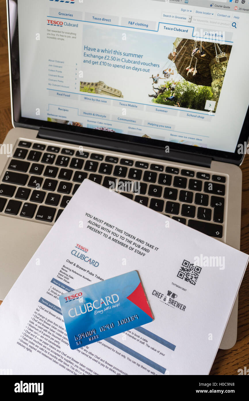 Tesco clubcard points hi-res stock photography and images - Alamy