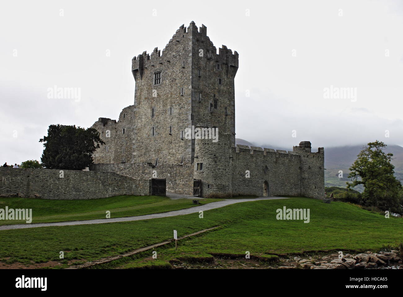 Ross Castle in Killarney National Park, County Kerry, Ireland - HDR ...