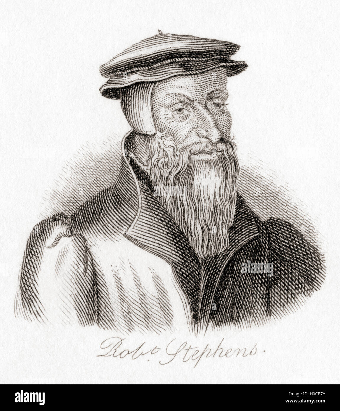 Estienne 1503 1559 aka robertus hi-res stock photography and images - Alamy