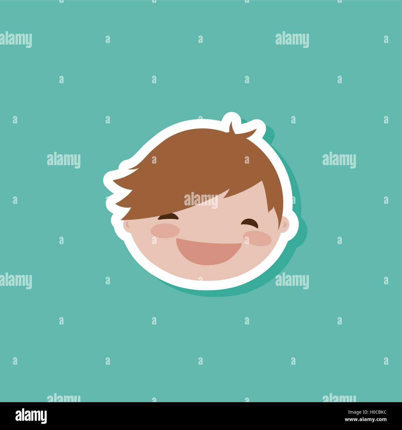 Cute Cartoon child Stock Vector Image & Art - Alamy