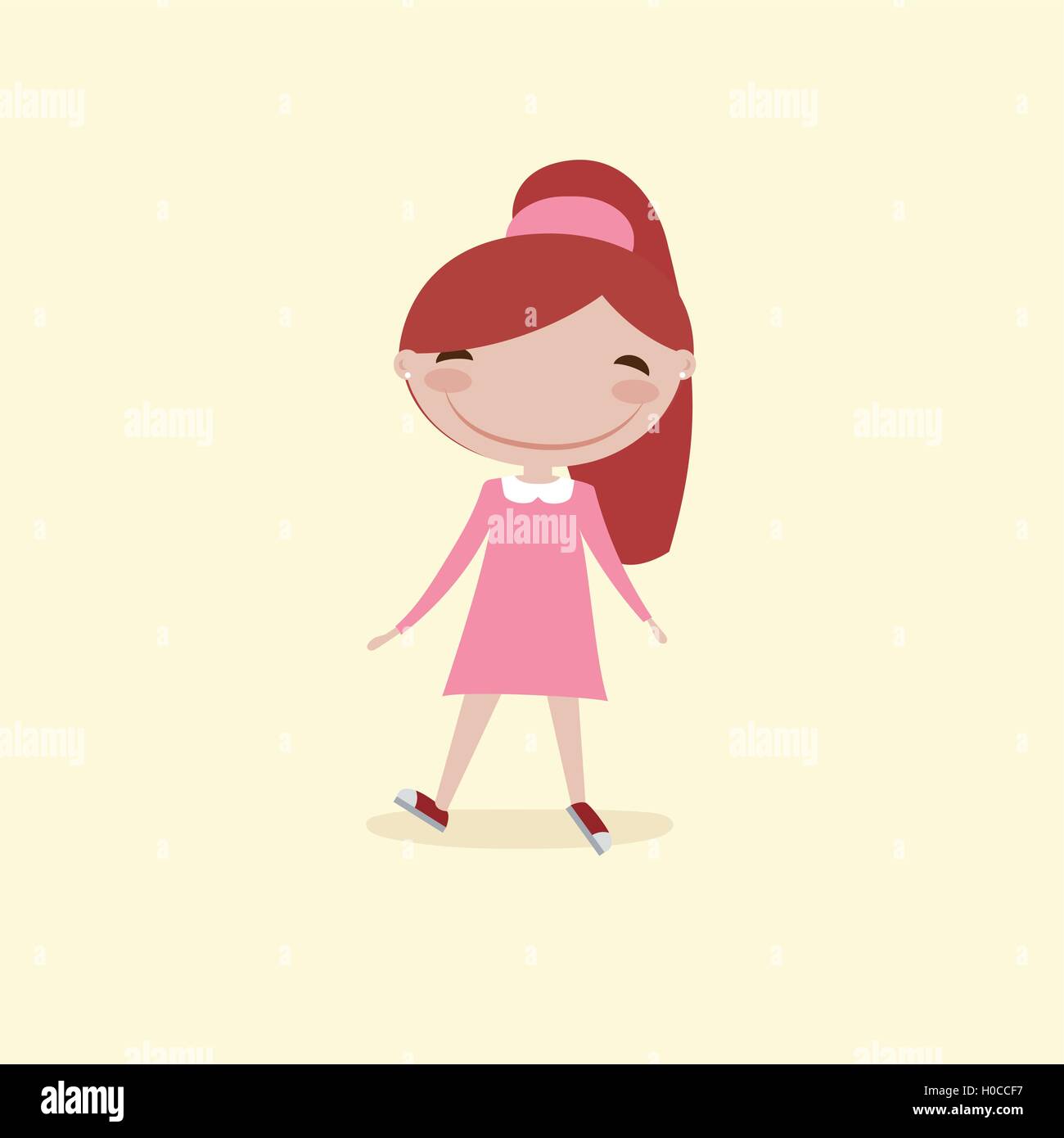 Cute Cartoon child Stock Vector Image & Art - Alamy