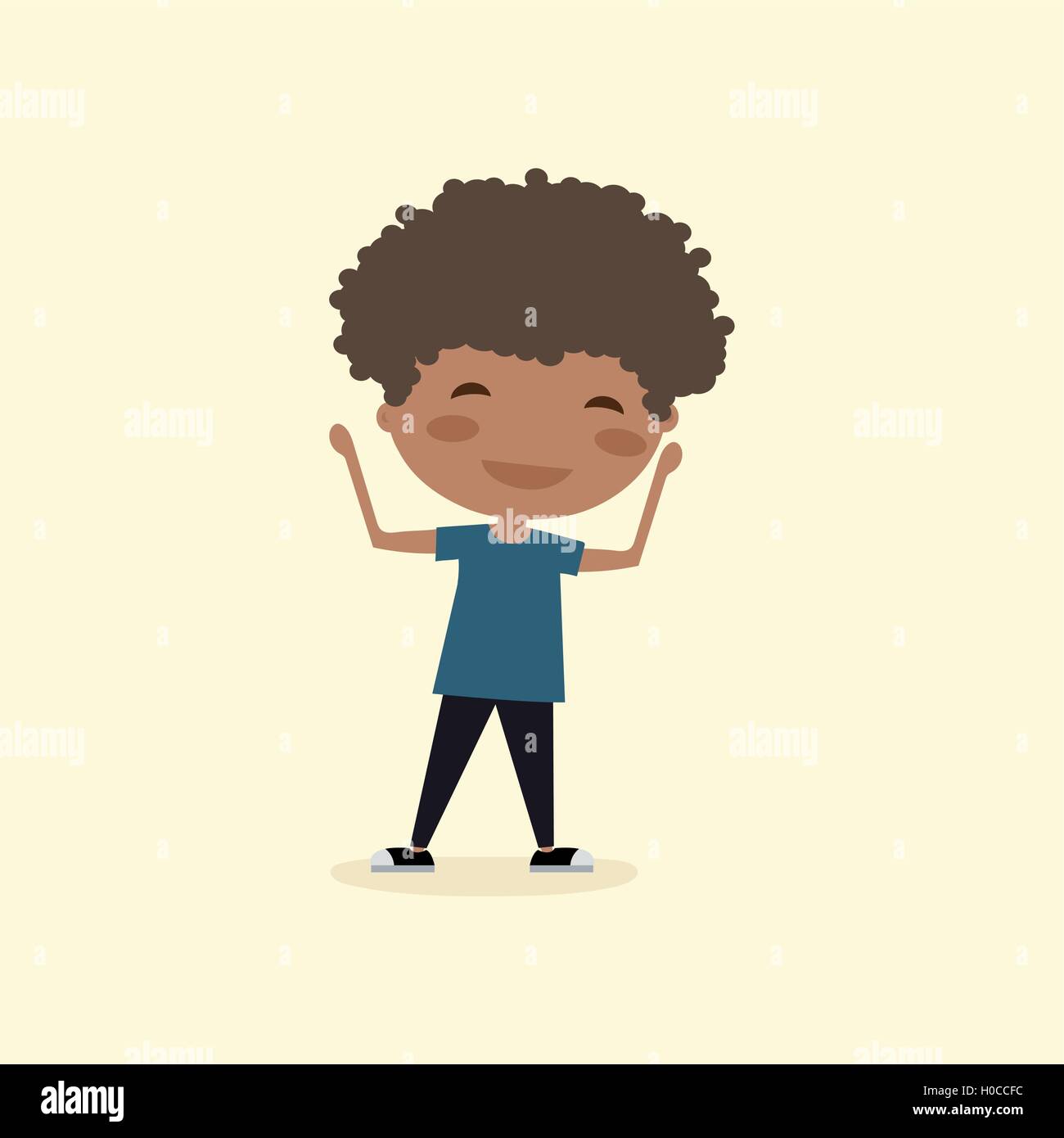 Cute Cartoon child Stock Vector Image & Art - Alamy