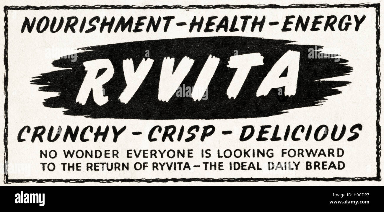 Vintage bread advertisements hi-res stock photography and images - Alamy
