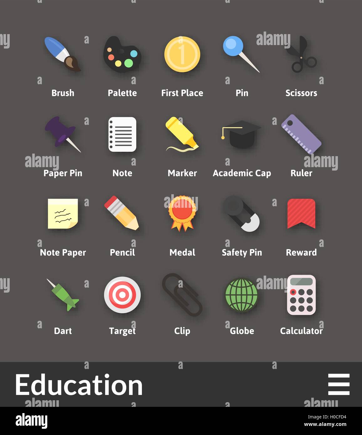 Material design icons hi-res stock photography and images - Alamy