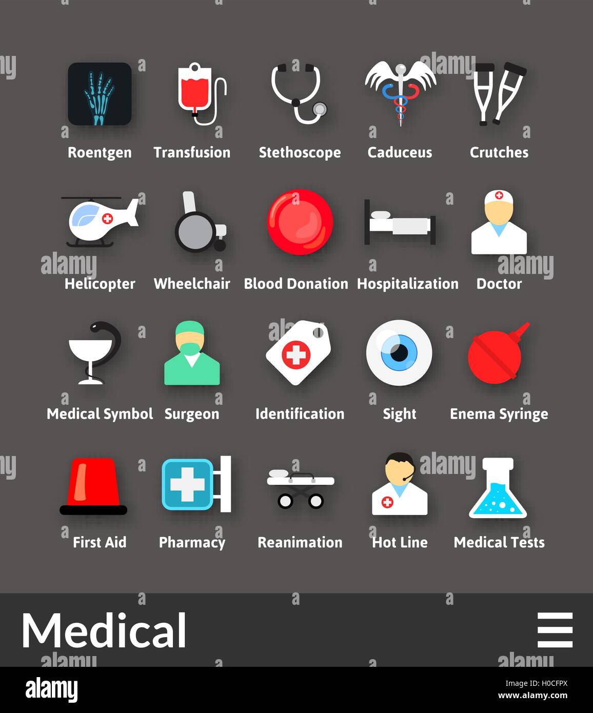 Doctor material Stock Vector Images - Alamy