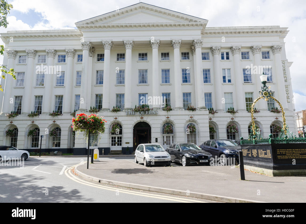 The Queens Hotel in Cheltenham Stock Photo - Alamy