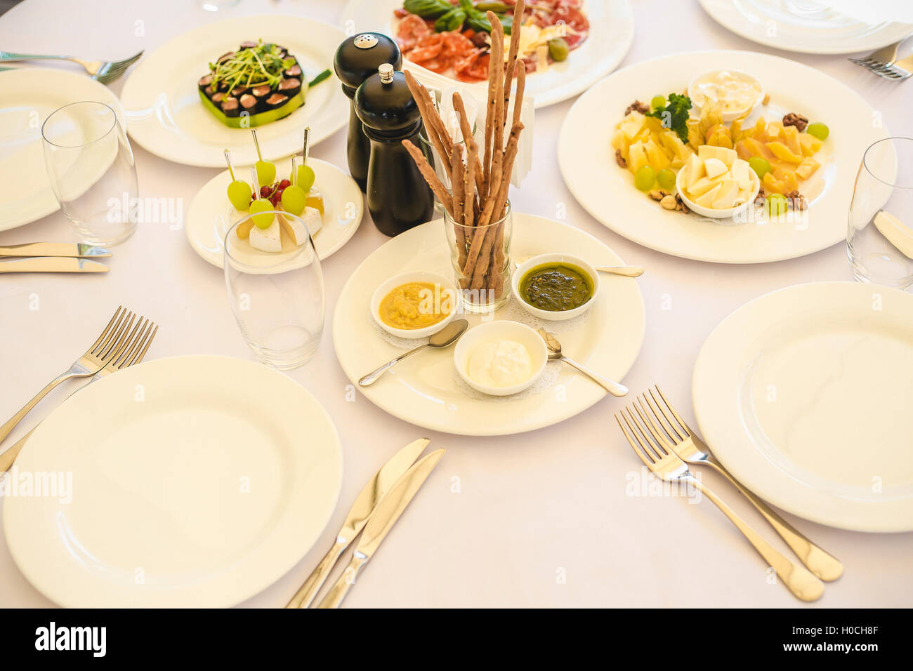Appetizer appetizers plate horizontal hi-res stock photography and ...