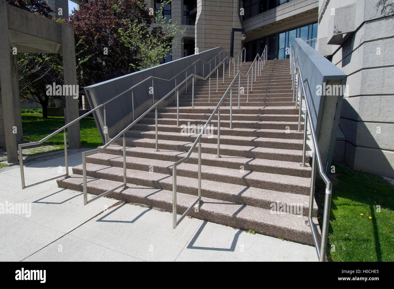 Stairs up to Fisher Rare Book Library University of Toronto Stock Photo ...