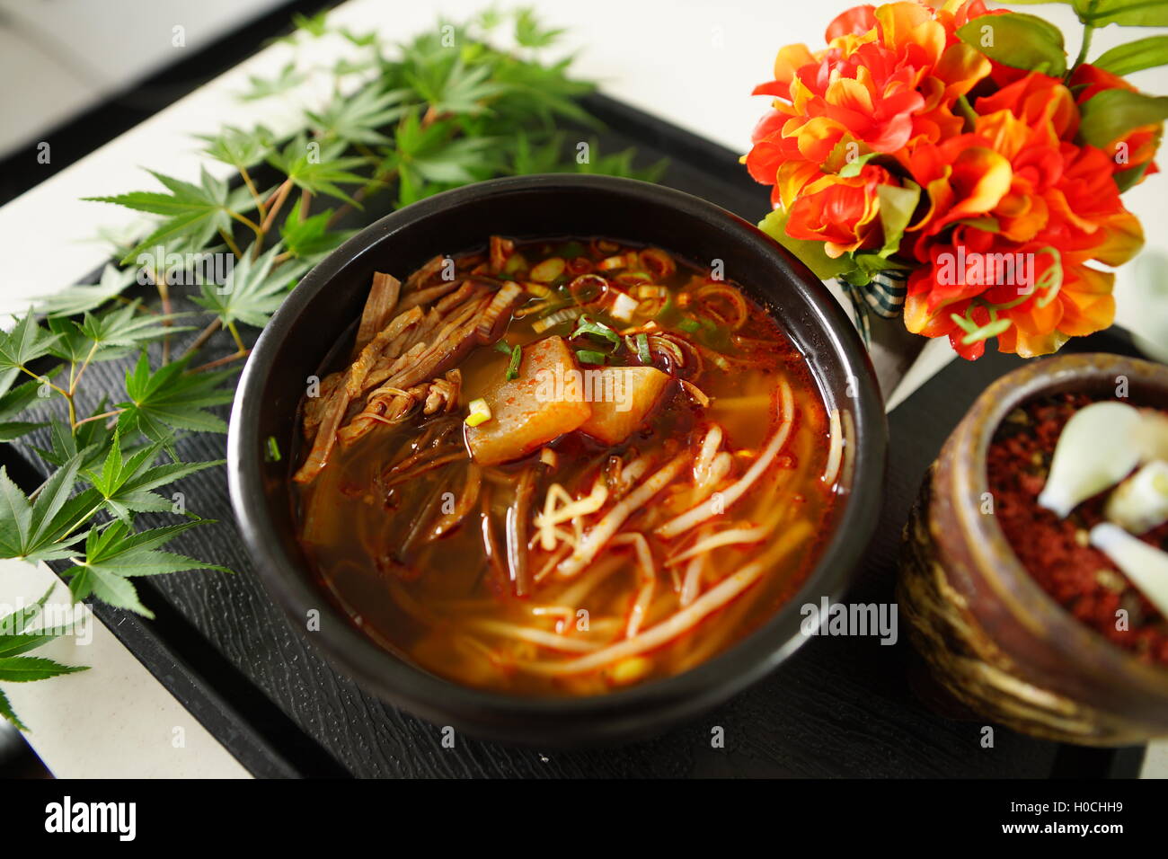 Hongseong beef soup, developed through academic exchanges and Spa Sat ...