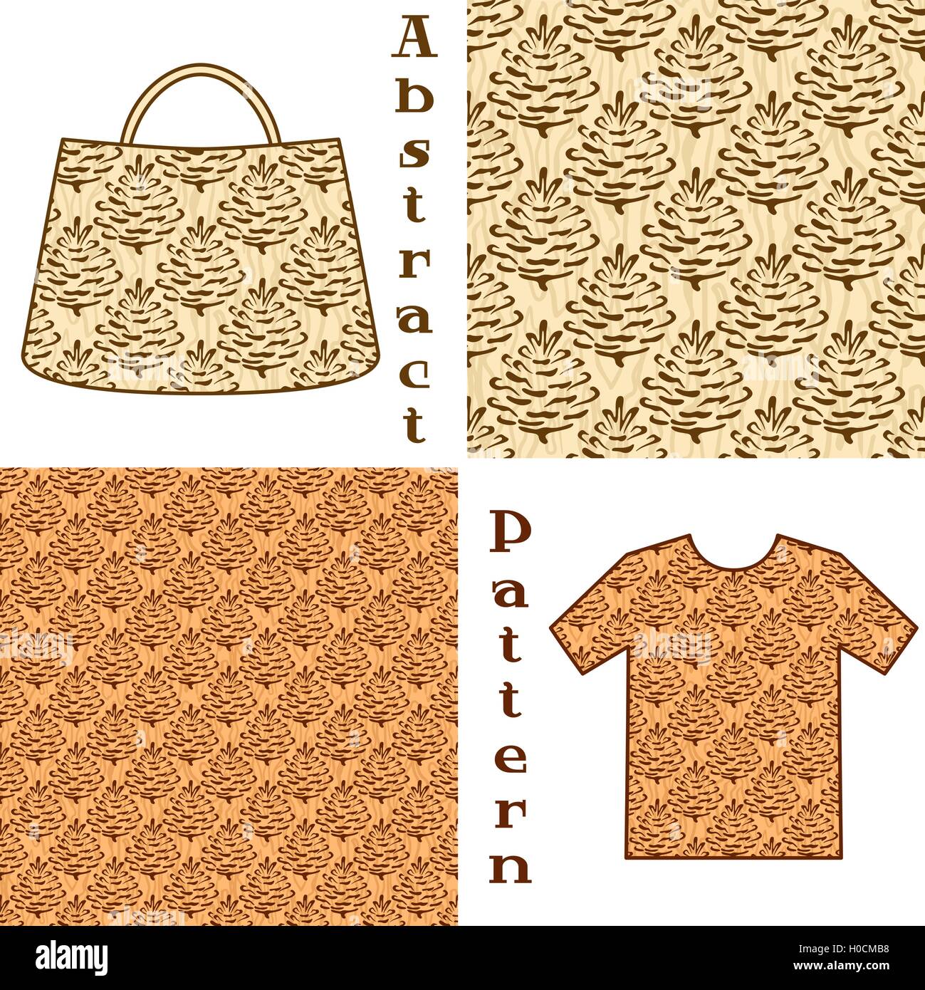Seamless Pattern, Pictogram Cones Stock Vector Image & Art - Alamy