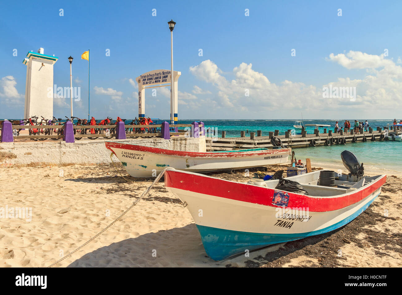 Yucatan mexico fishing village hi-res stock photography and images - Alamy