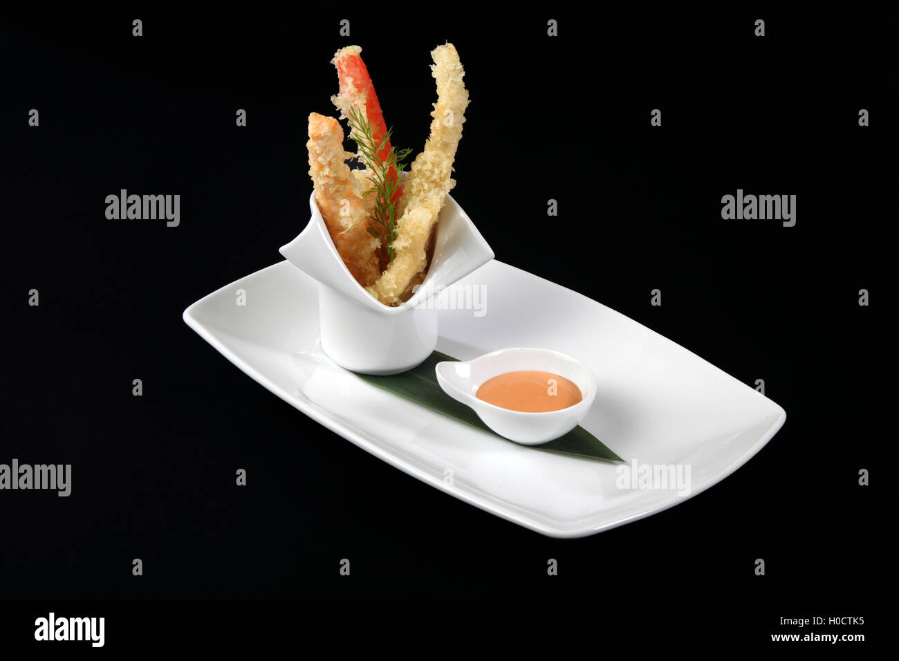 Japanese food, plate of fried fish with sauce Stock Photo - Alamy
