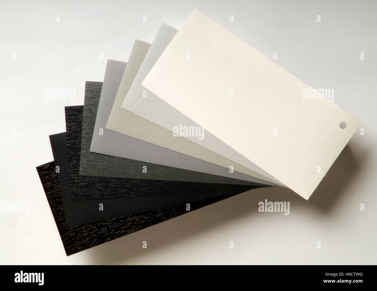 color sample black and white Stock Photo - Alamy