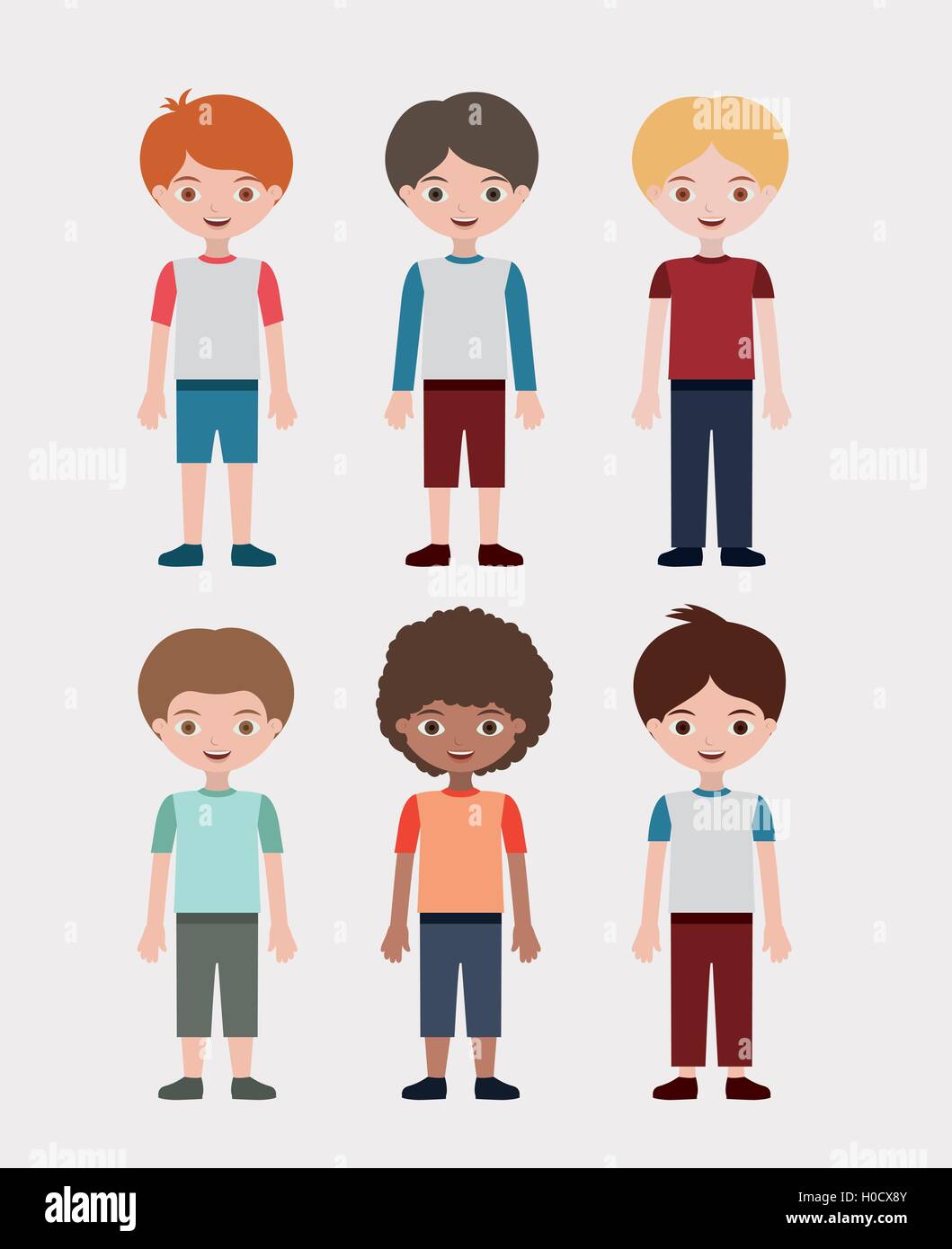 Isolated boys kids design Stock Vector Image & Art - Alamy