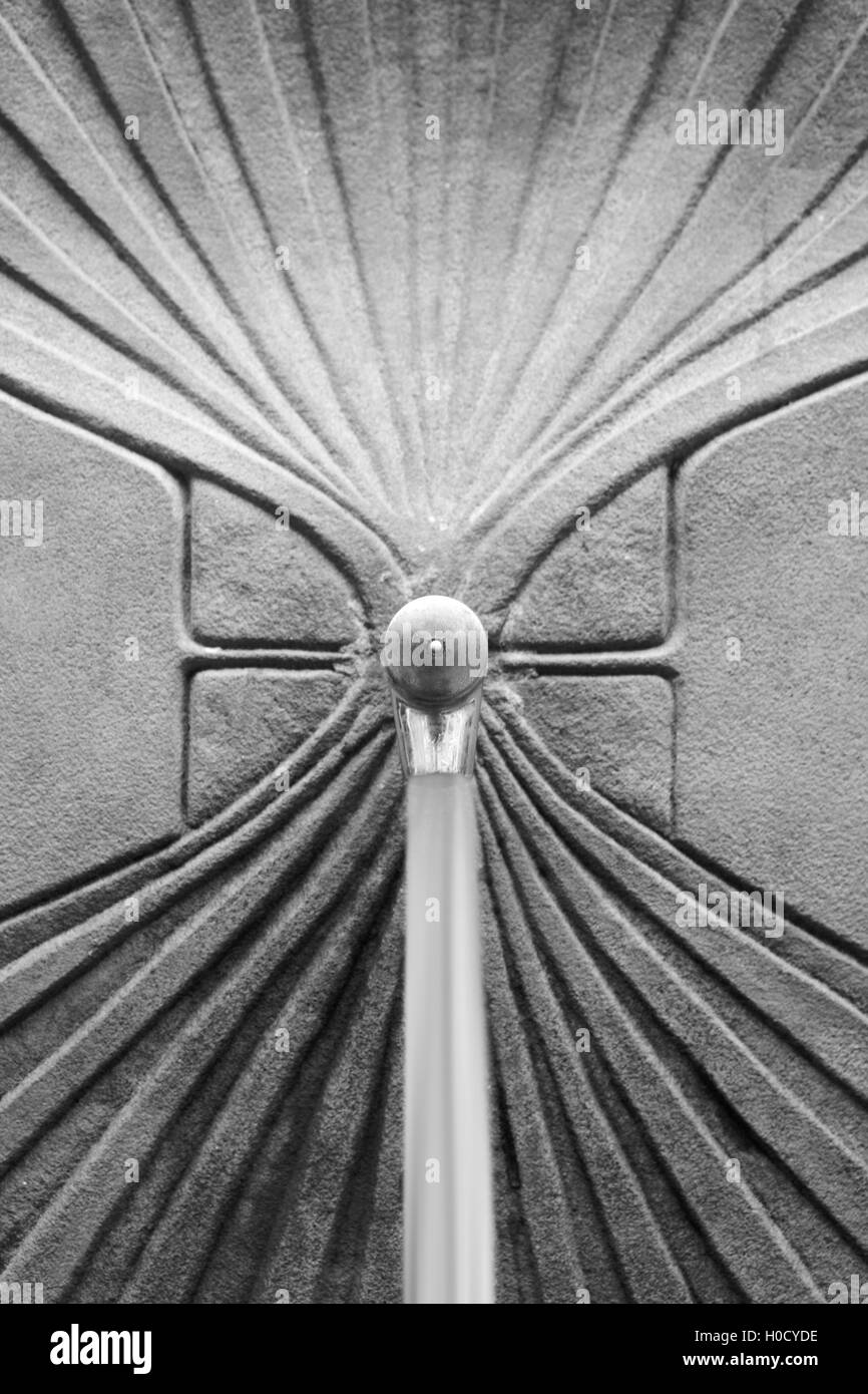 Pilgrimage route symbol sign Black and White Stock Photos & Images - Alamy