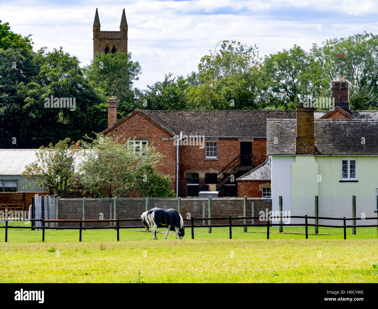 farm, landscape, uk, rural, field, sky, england, summer, cotswold ...
