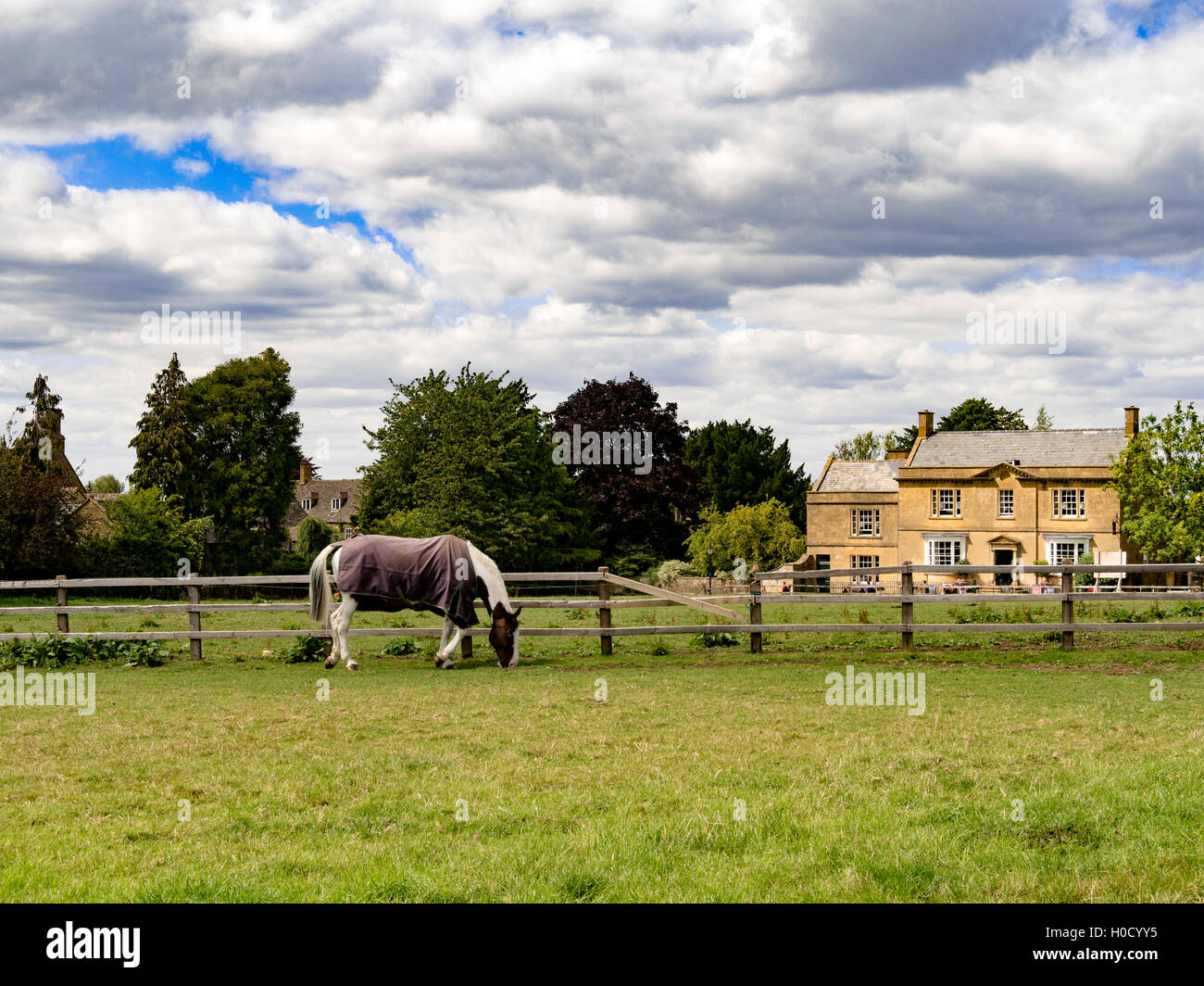 farm, landscape, uk, rural, field, sky, england, summer, cotswold ...
