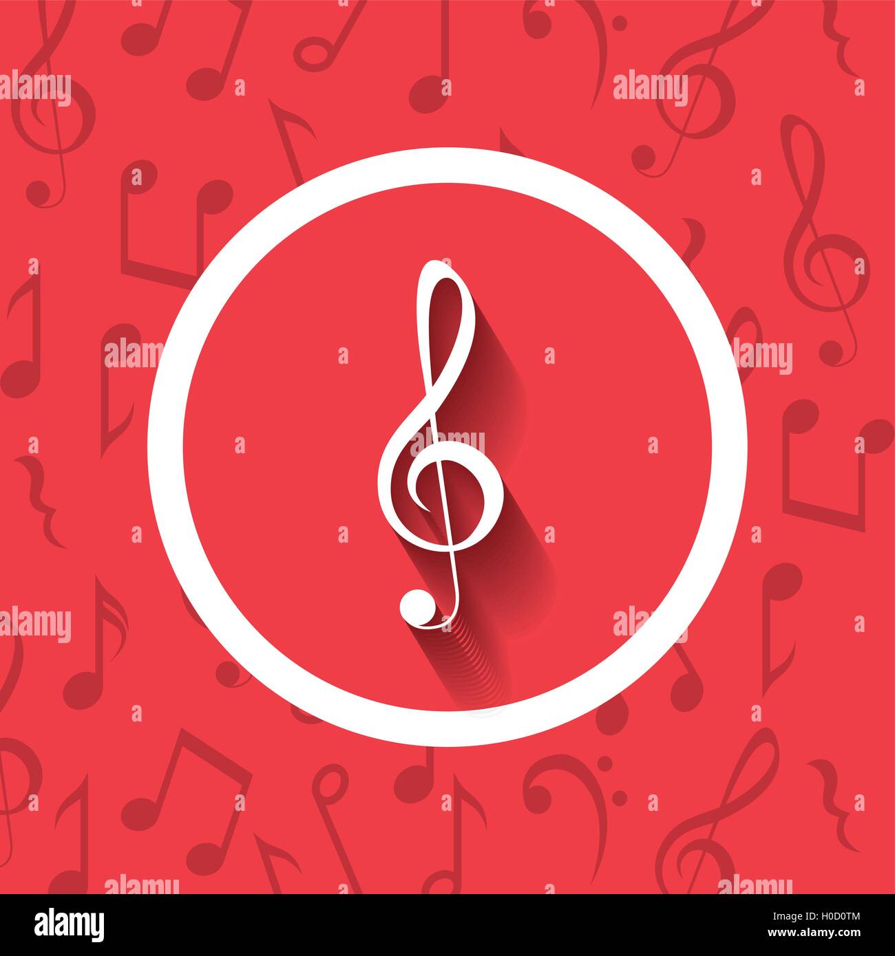 Colorful music note design Stock Vector Image & Art - Alamy