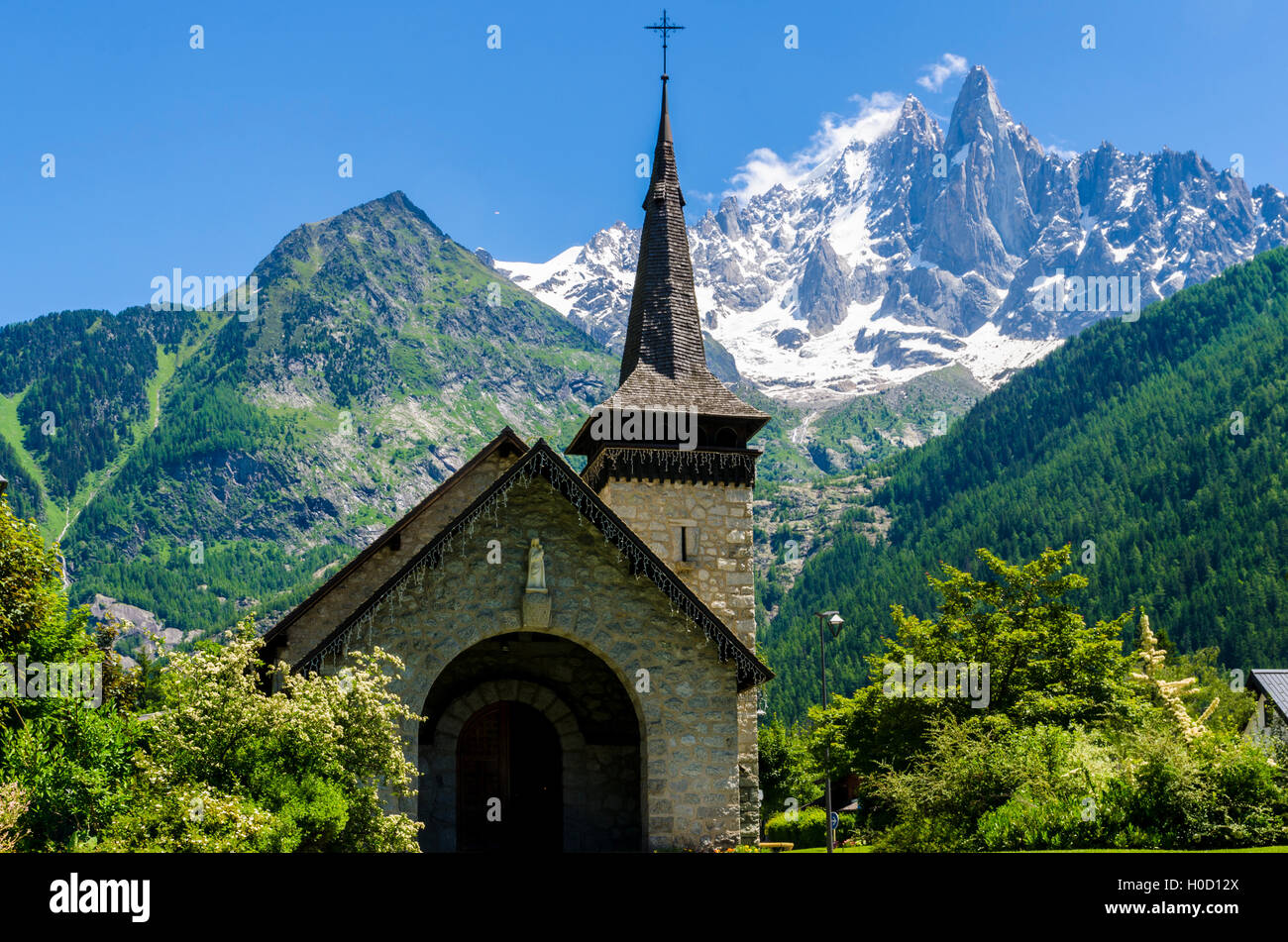 Chamonix chapel hi-res stock photography and images - Alamy