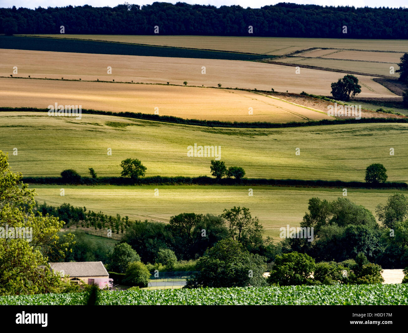 cotswolds, uk, landscape, england, cotswold, rural, english, view, farm ...