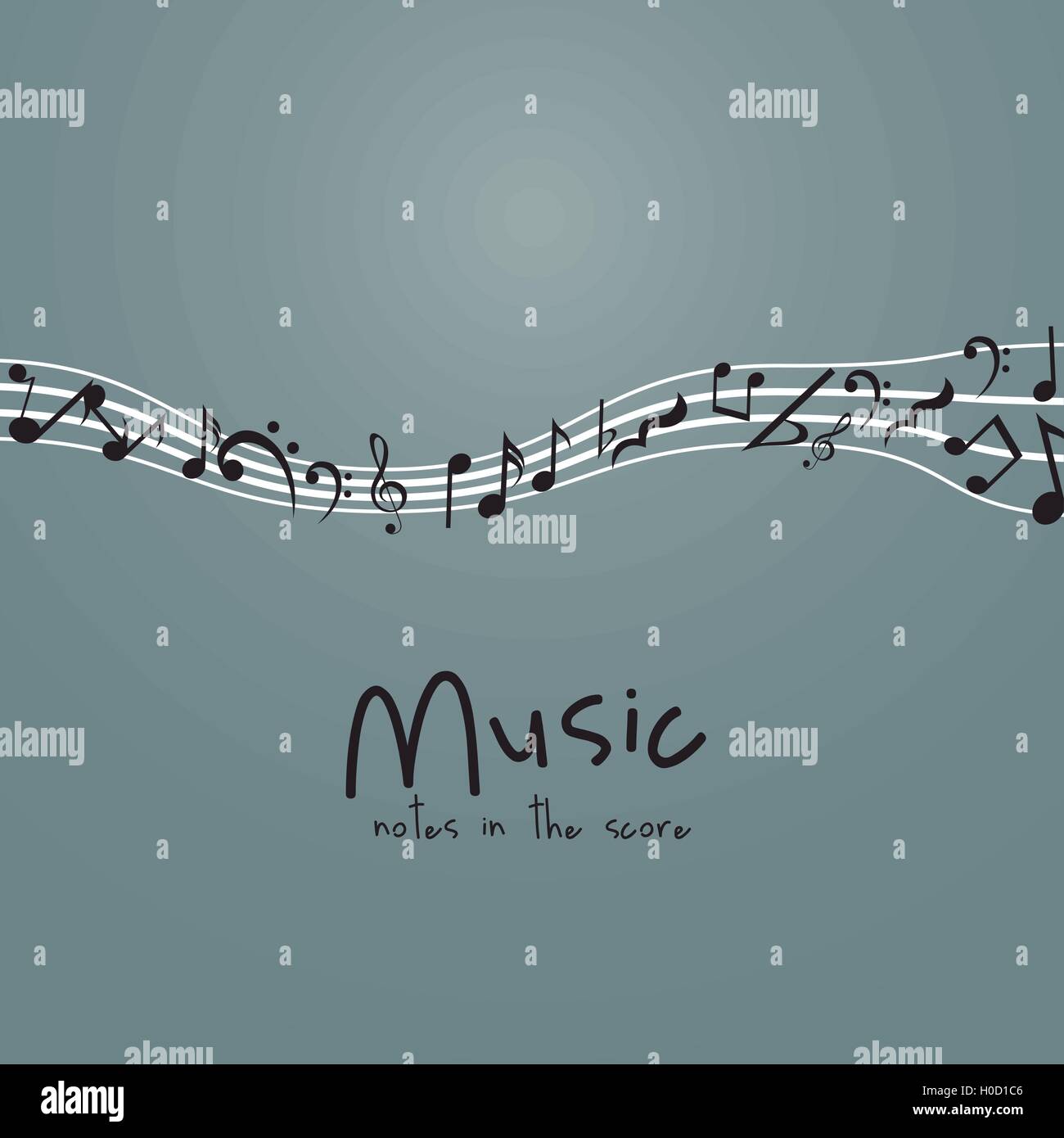 Isolated music note design Stock Vector Image & Art - Alamy