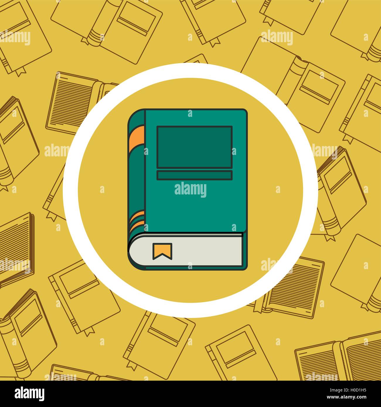 Book inside button design Stock Vector Image & Art - Alamy