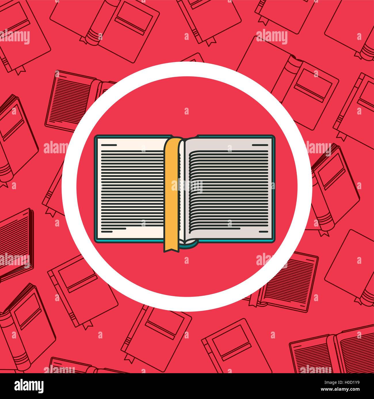 Book inside button design Stock Vector Image & Art - Alamy