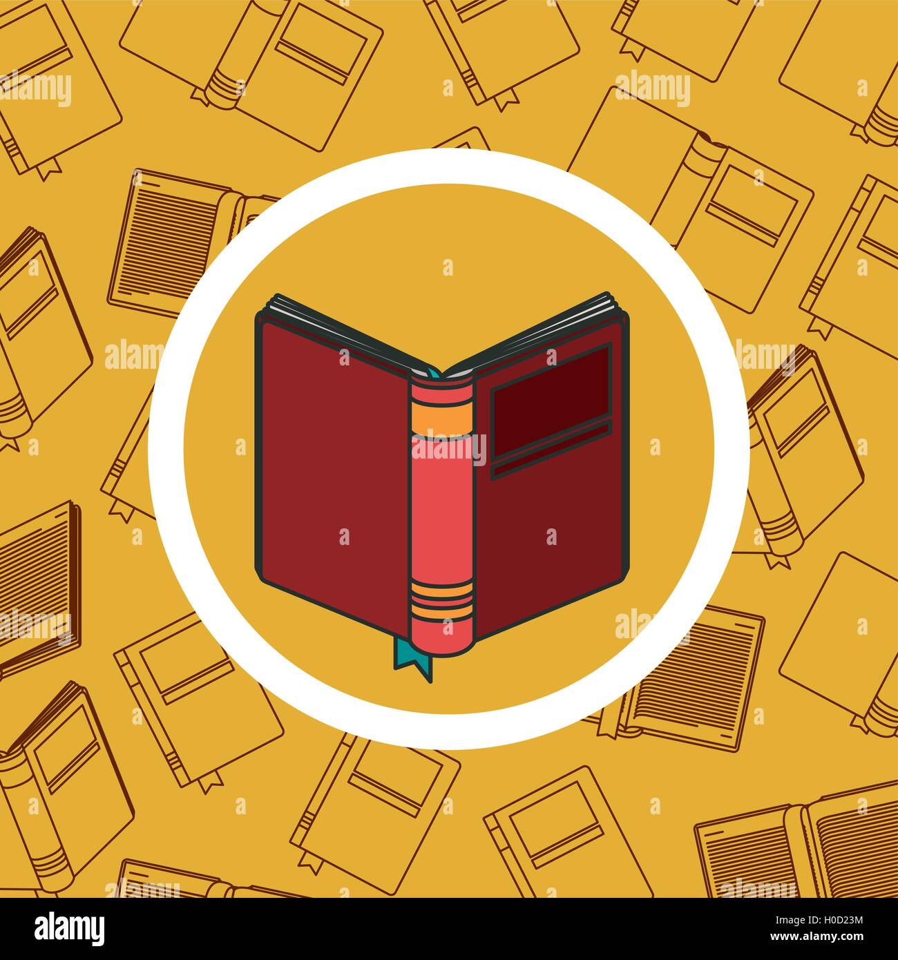 Book inside button design Stock Vector Image & Art - Alamy