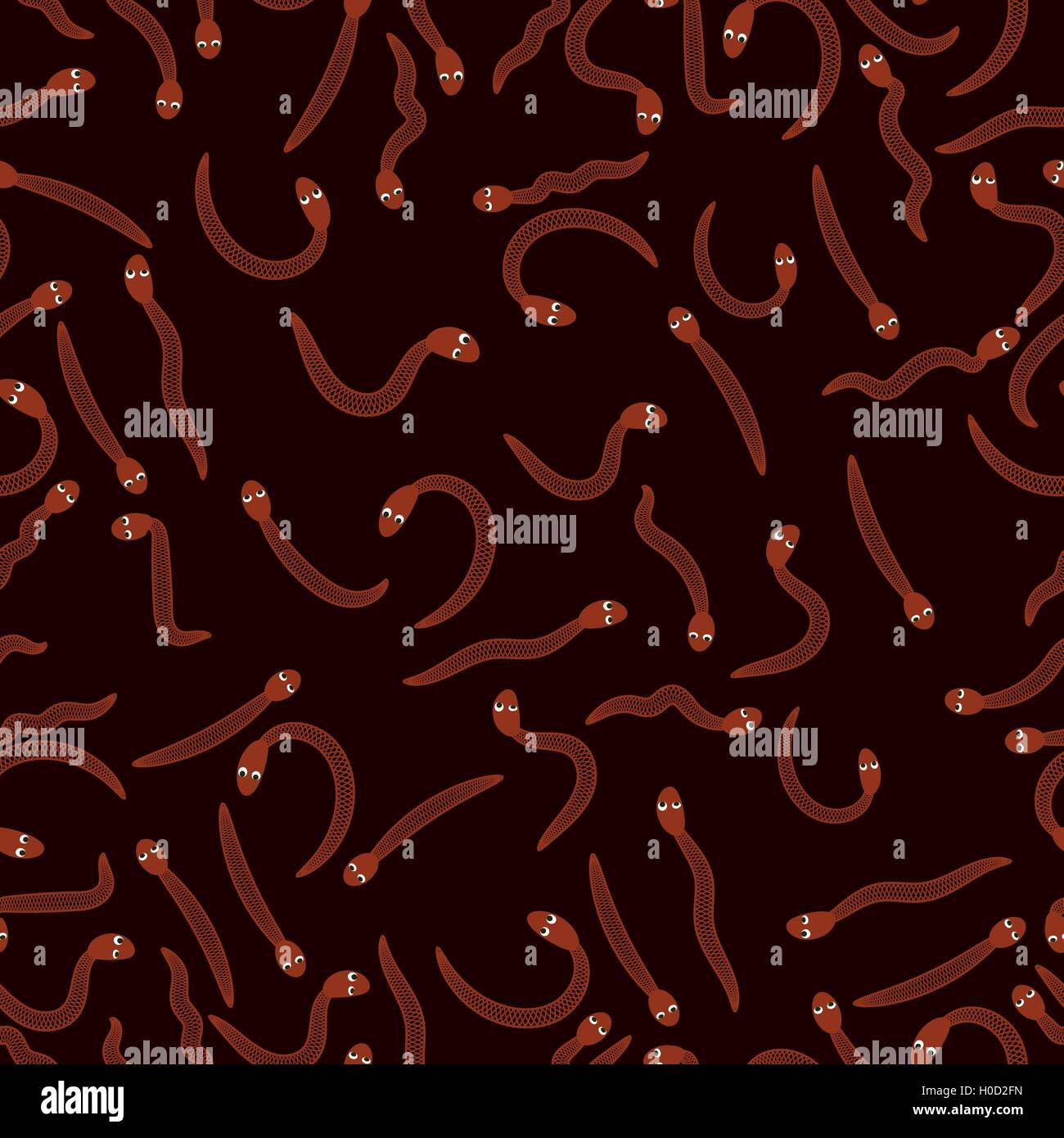 Red Worms for Fishing Seamless Pattern Stock Vector Image & Art - Alamy