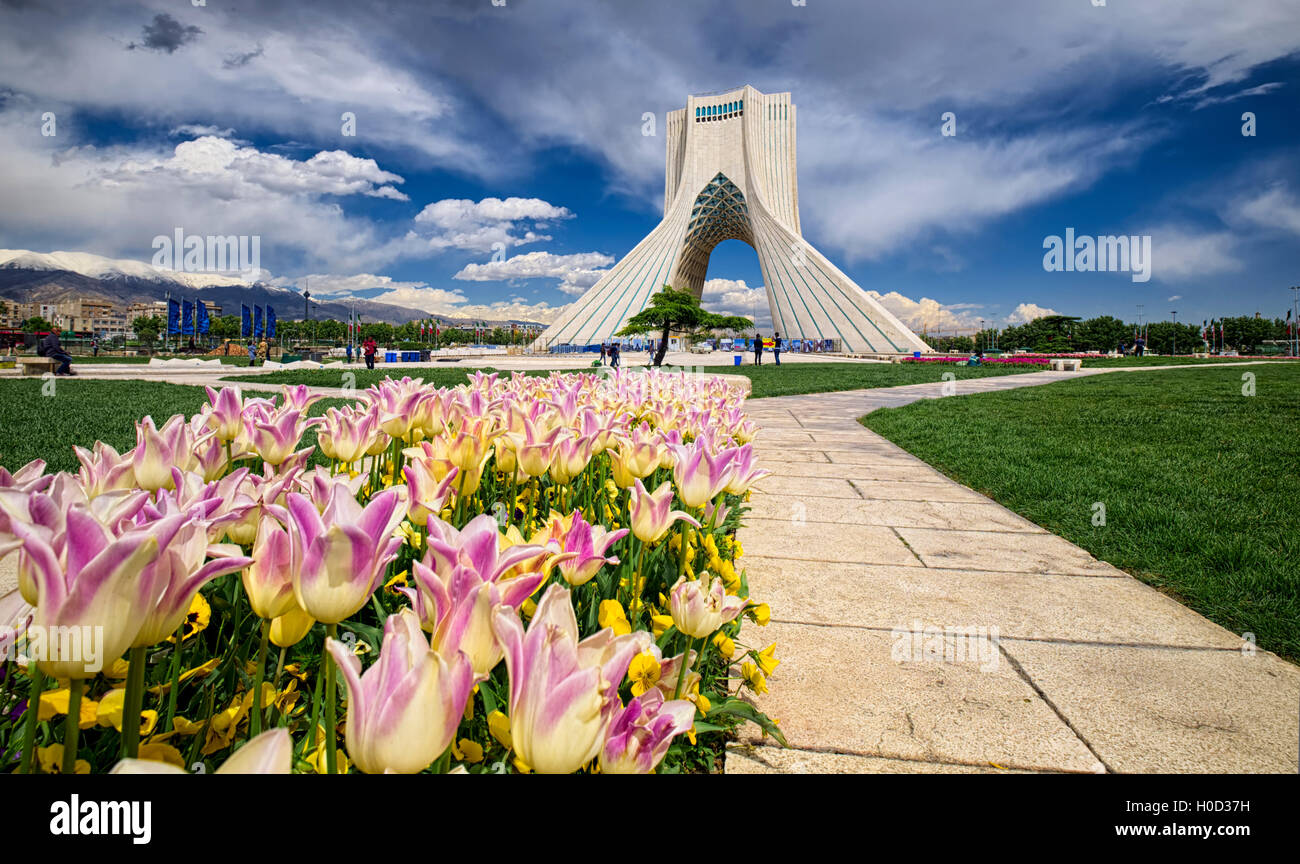 Tehran azadi tower hi-res stock photography and images - Alamy