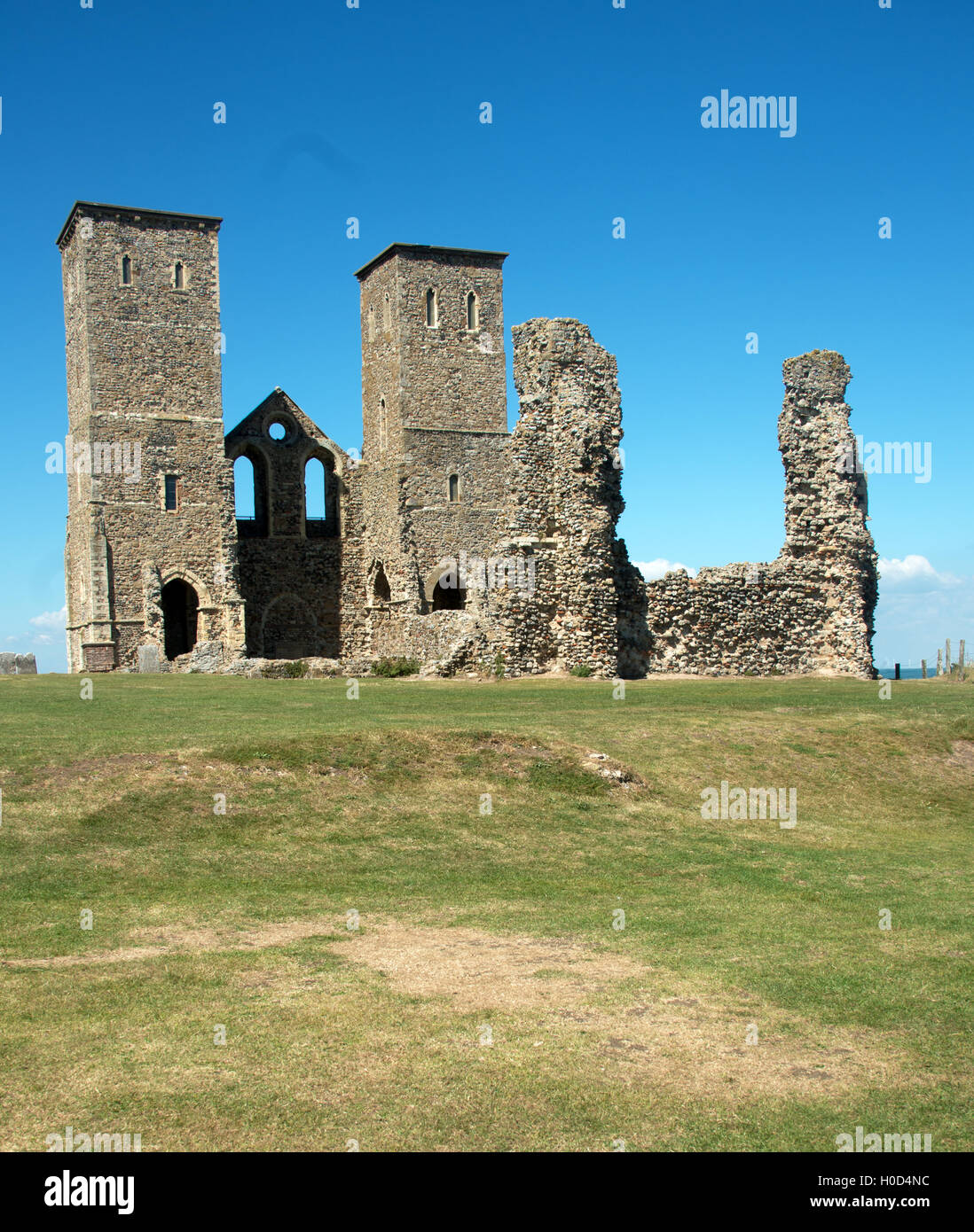 Reculver Tower, Kent, England Stock Photo - Alamy