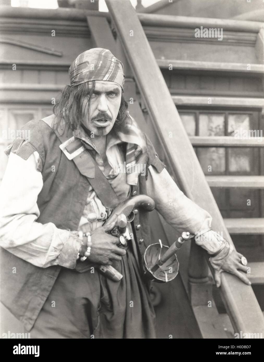 Portrait of a pirate Stock Photo - Alamy