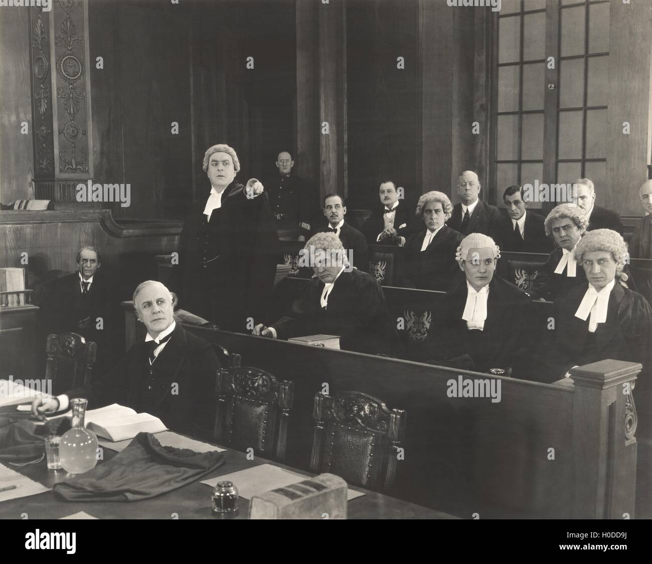Vintage courtroom hi-res stock photography and images - Alamy