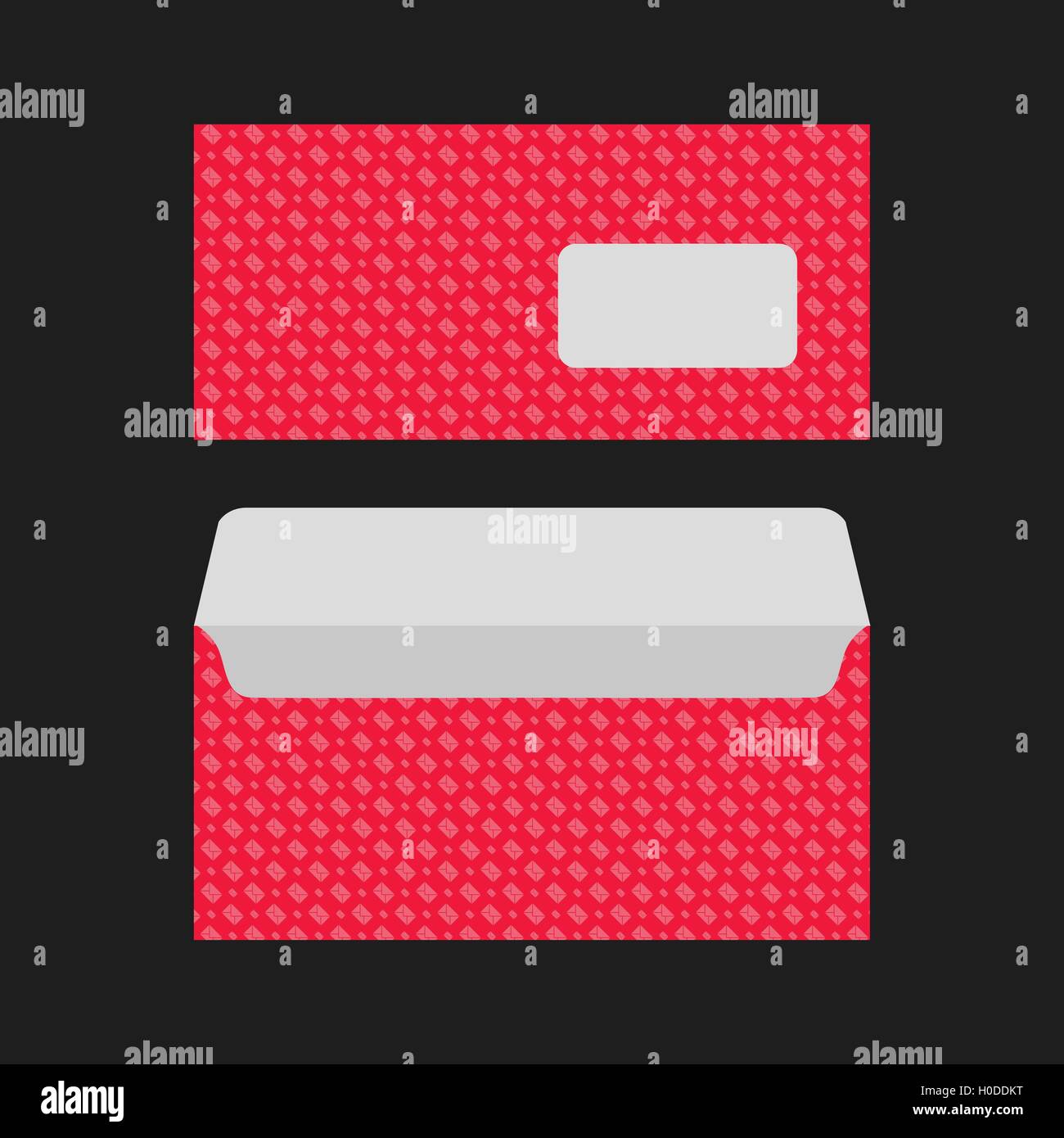 Envelope with window Stock Vector Image & Art - Alamy